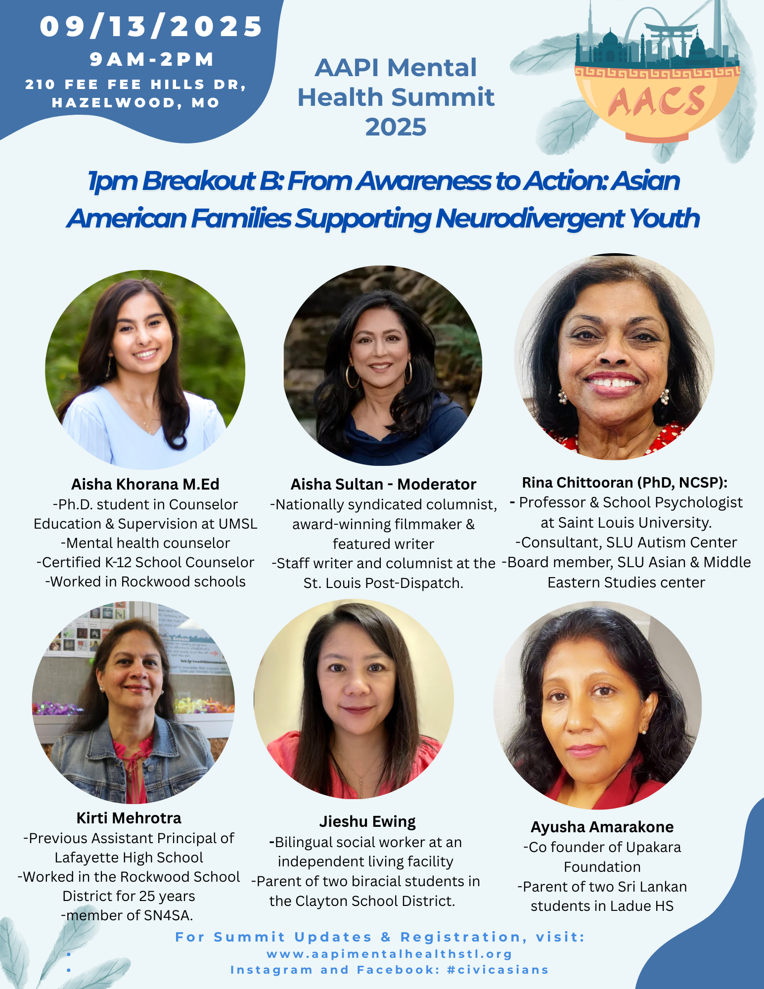 2025 Annual AAPI Mental Health Summit, St. Louis, Missouri – AAPI ...